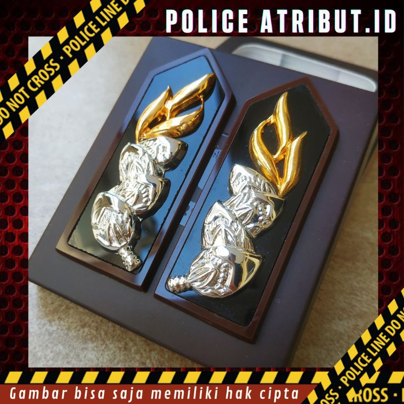 Jual MONOGRAM Polisi PDH Terbaru full mika kilap Karstex Original ...