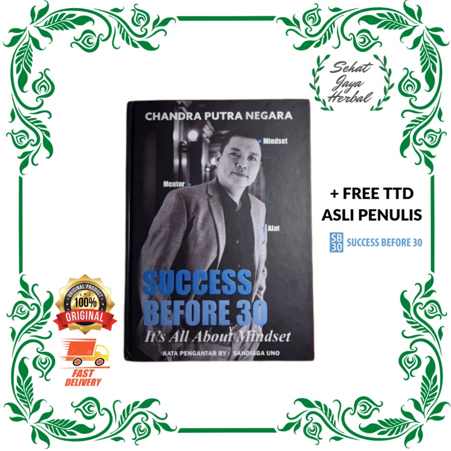 Jual BUKU SUCCESS BEFORE 30 SB30 CHANDRA PUTRA NEGARA ORIGINAL | Shopee ...
