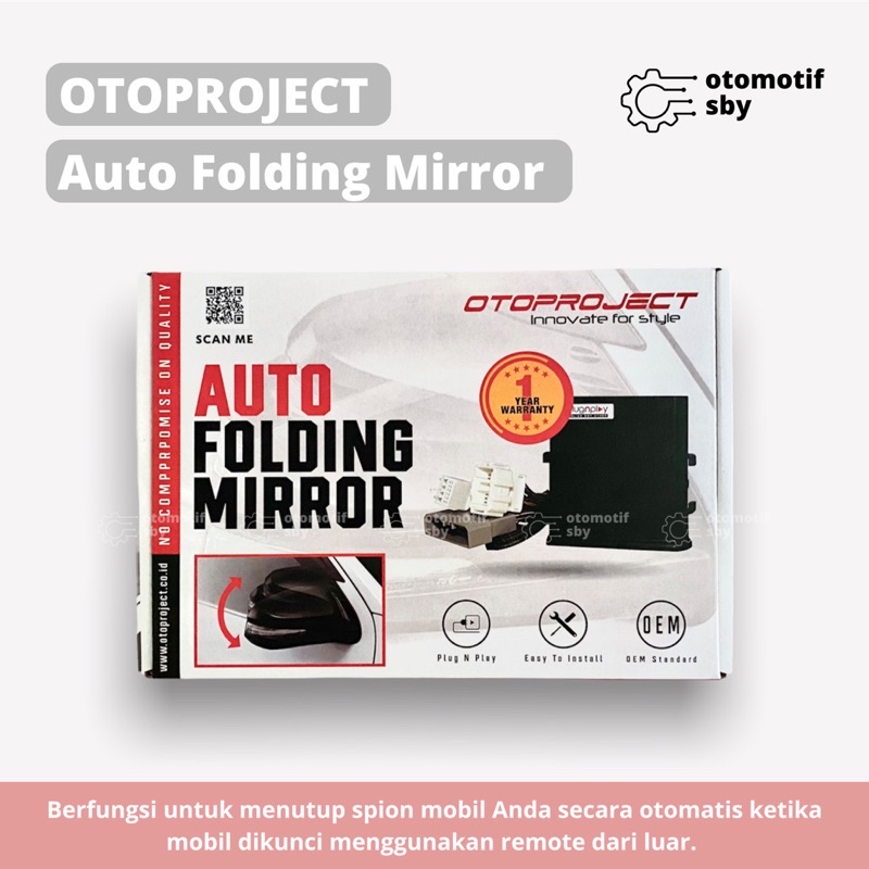 Jual OtoProject Auto Folding Mirror Modul Auto Retract Plug N Play for ...