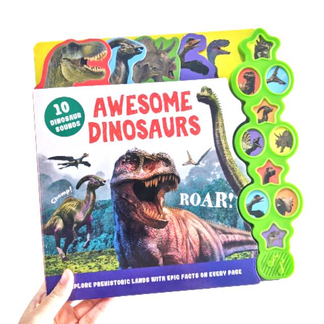 Jual 10 Dinosaur Sounds Awesome Dinosaurs / Sound Book | Shopee Indonesia