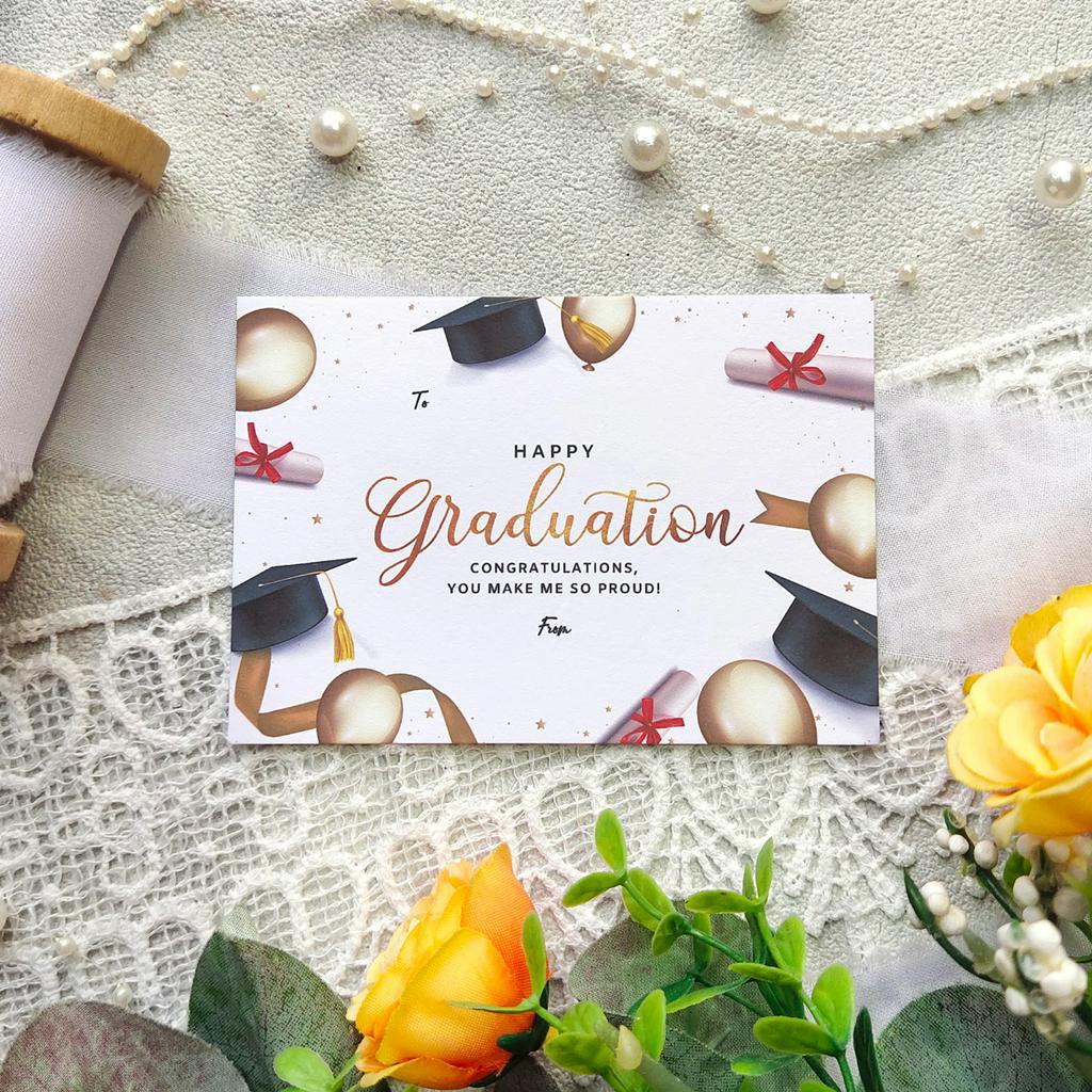 Jual KARTU UCAPAN GREETING CARD GRADUATION CONGRATULATION GIFT ...