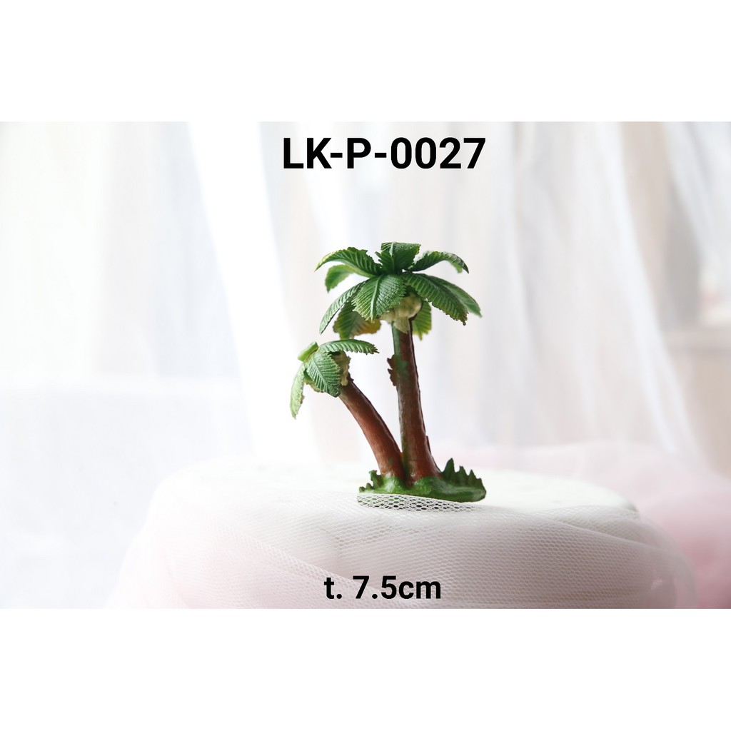 Jual LK-P-0027 Topper cake hiasan kue tart rumput tanaman bunga pohon ...