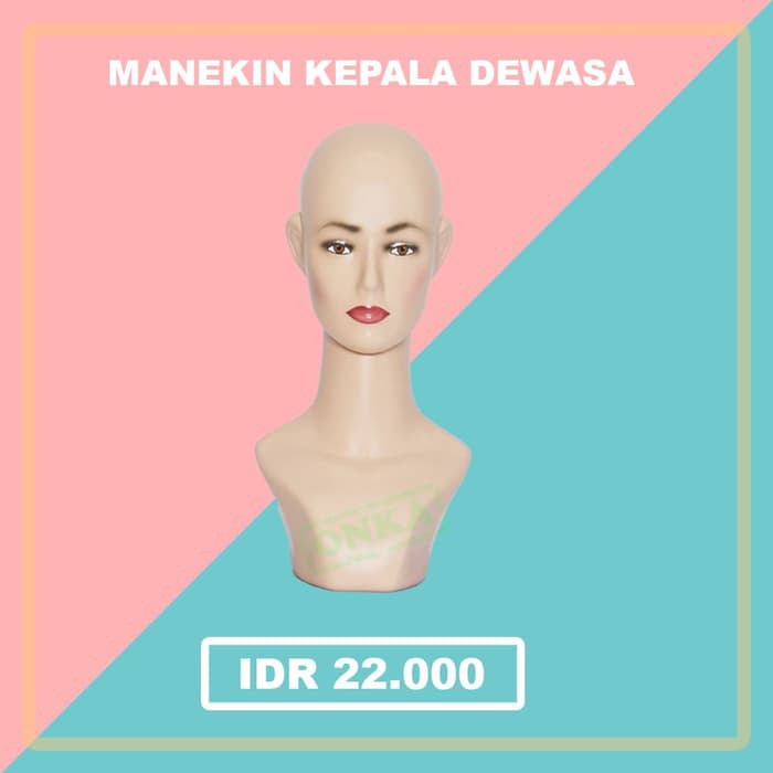 Jual MANEKIN KEPALA BOTAK DEWASA UTK DISPLAY JILBAB / PATUNG KEPALA BOTAK | Shopee Indonesia