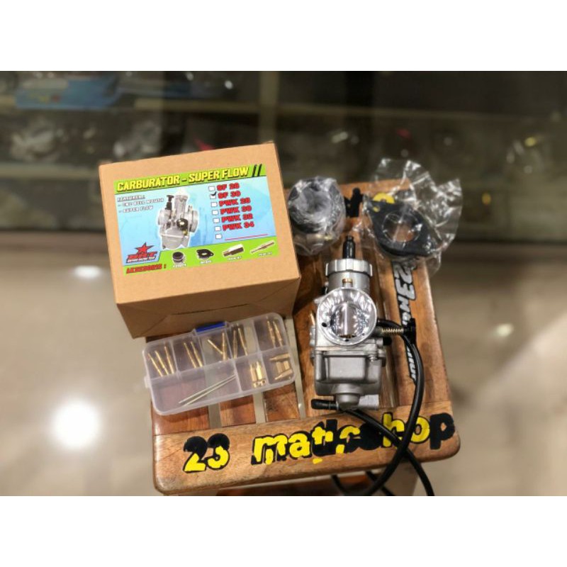 Jual karbu pe 30 brt sf new superflow powerjet full set intake karet ...