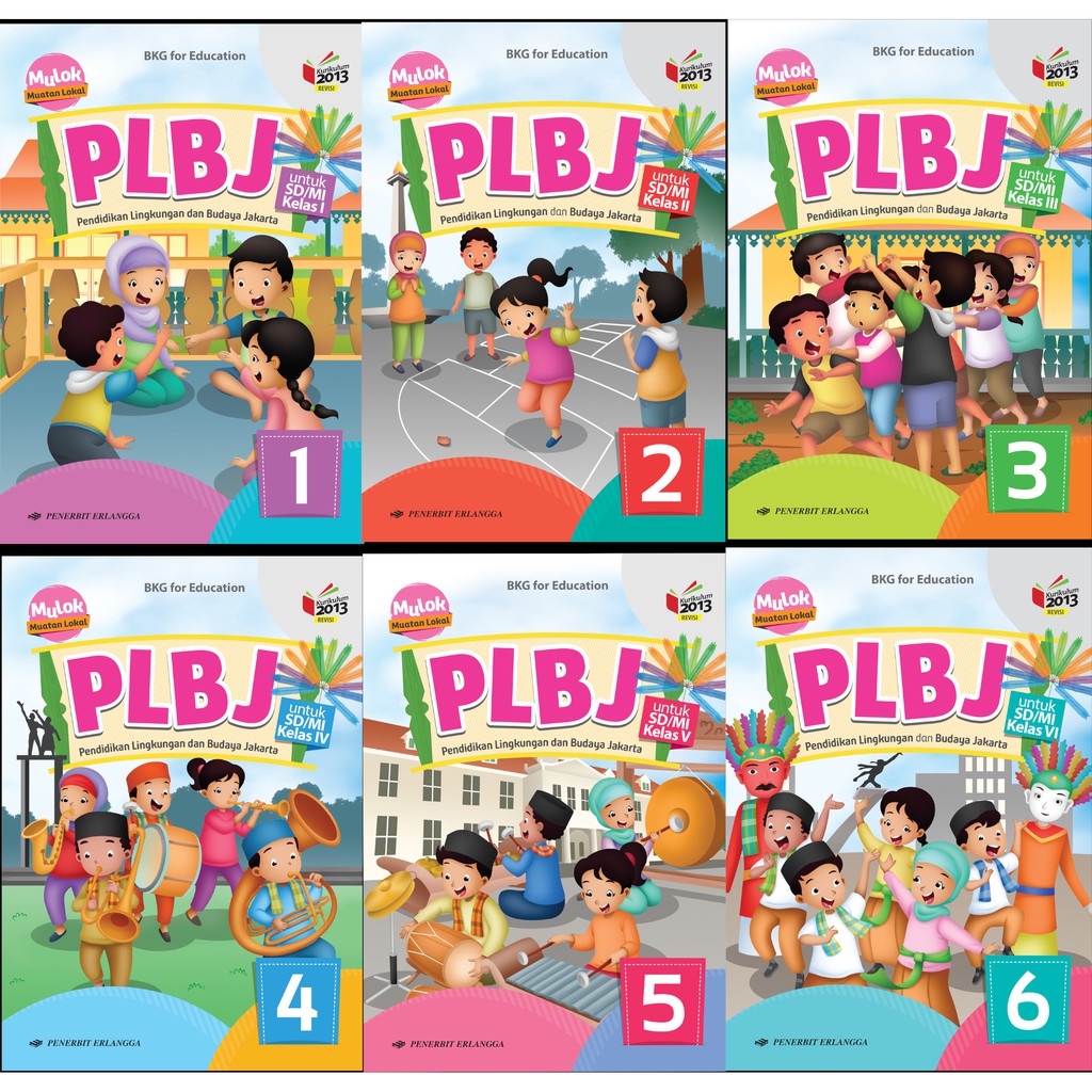 Jual Buku PLBJ Kelas 1 - 6 SD | Penerbit Erlangga | Shopee Indonesia
