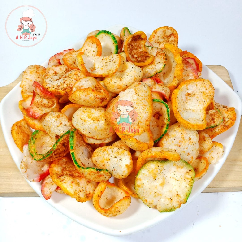 Jual KERUPUK Seblak PELANGI 250 gr / PEDAS / Seblak Kering / Kerupuk ...