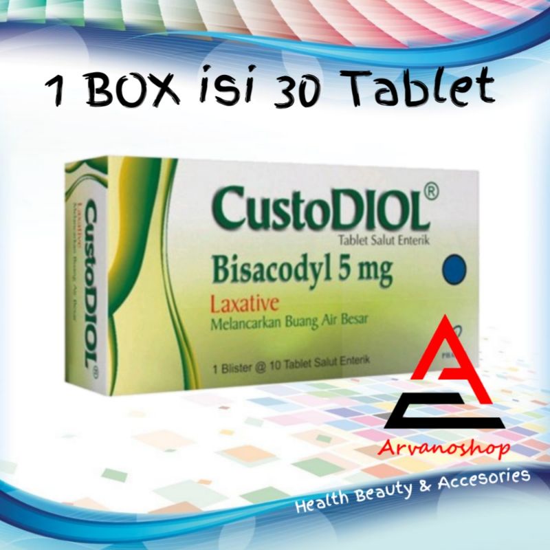 Jual CUSTODIOL TABLET KONSTIPASI 1 BOX 30 TABLET (ED 10/2027) | Shopee ...