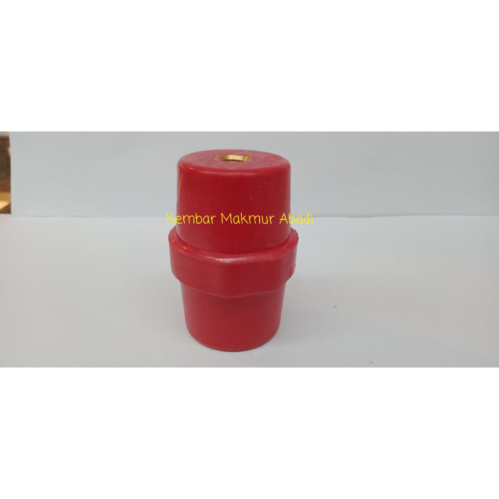 Jual Isolator Type SM 51-8 Merah Gaitor PANEL baut 8 / Dudukan Busbar SM51-8 / Busbar Isolator ...