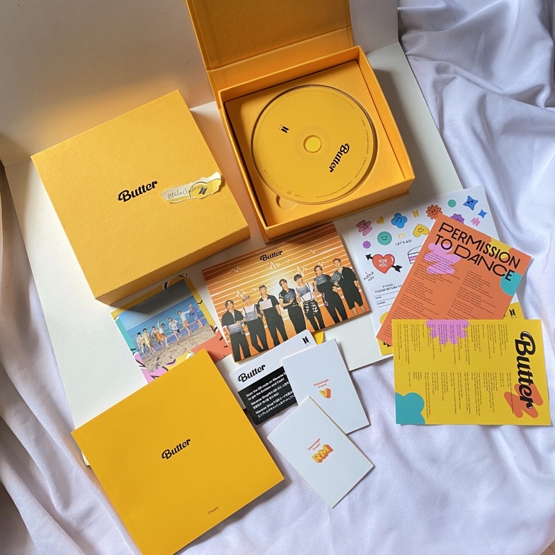 Jual (READY) ALBUM BTS BUTTER CREAM VER UNSEALED ALBUM ONLY OFFICIAL ...