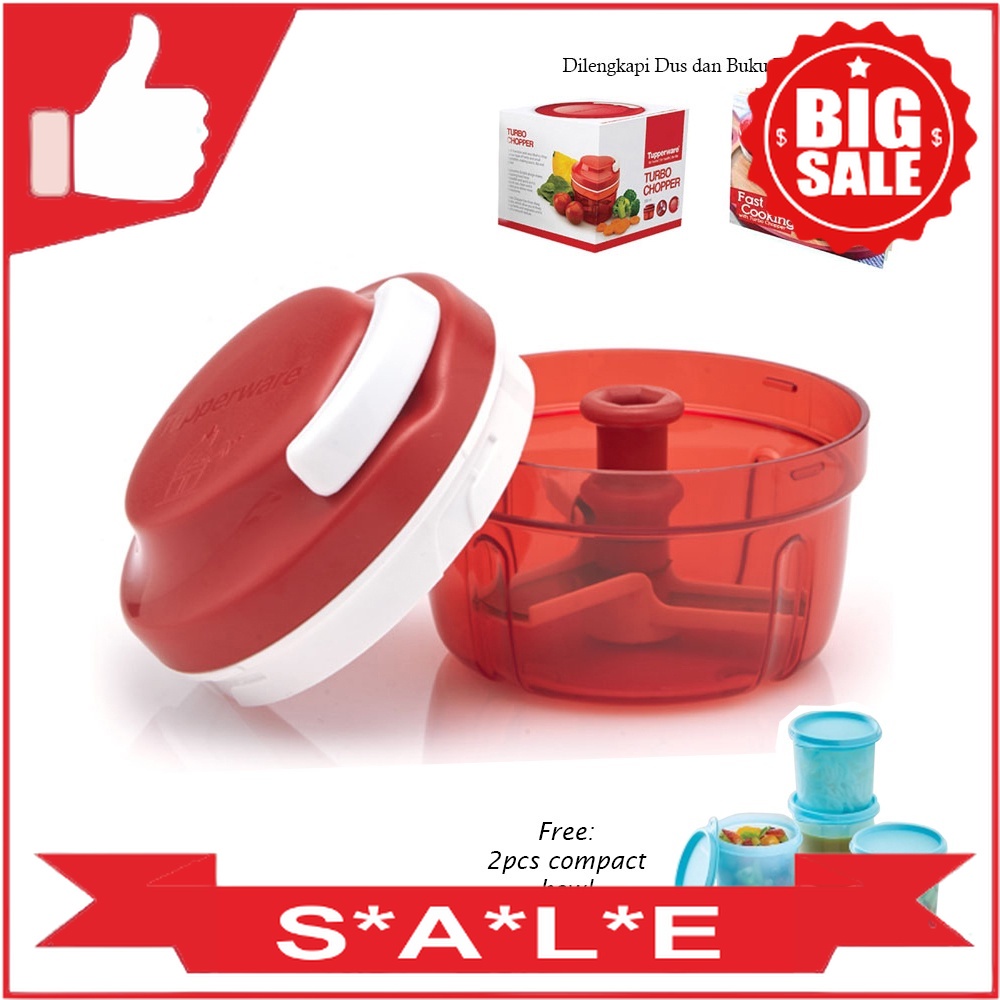 Jual SALE 60% Tupperware Turbo Chopper Tupperware Original | Shopee ...