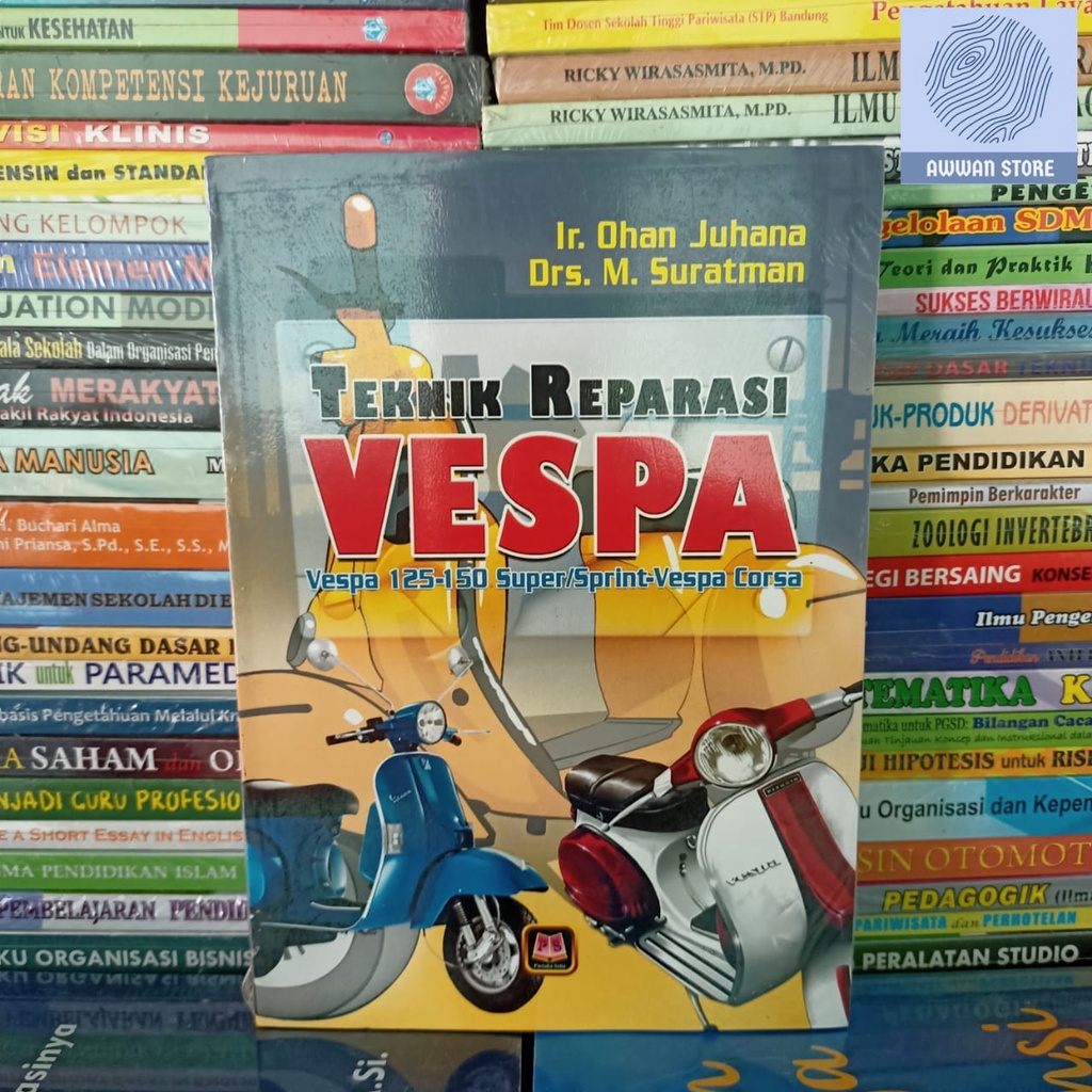 Jual Buku Teknik Reparasi Vespa Dari Vespa 125-150 Super Sprint sampai ...