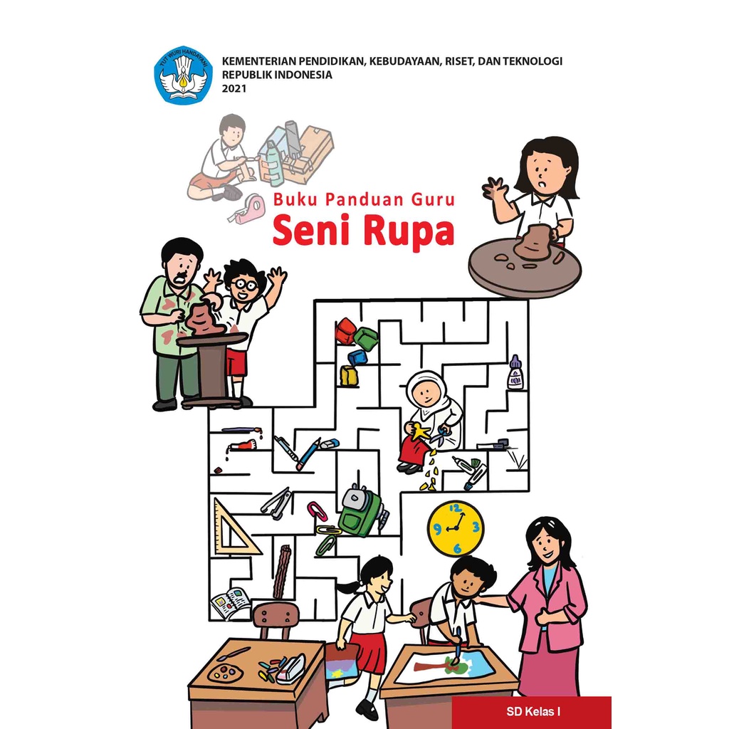 Jual Buku Guru Seni Rupa Sd Mi Kelas 1 Kurikulum Merdeka Het