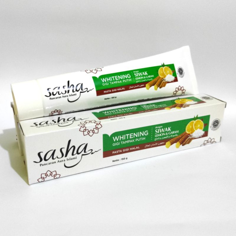 Jual Pasta Gigi Sasa Siwak / Lemon / Garam & Halal | Shopee Indonesia