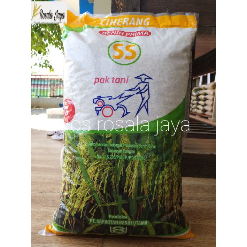 Jual Benih Padi Unggul CIHERANG SS Pak Tani 5kg | Shopee Indonesia