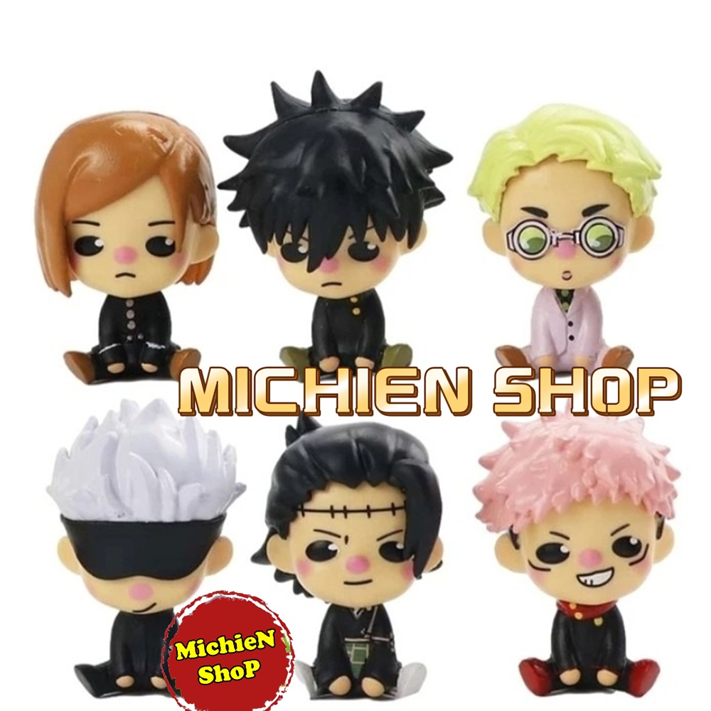 Jual Jujutsu Kaisen Chibi Gojo Satoru Itadori Yuji Nobara Megumi KWS ...