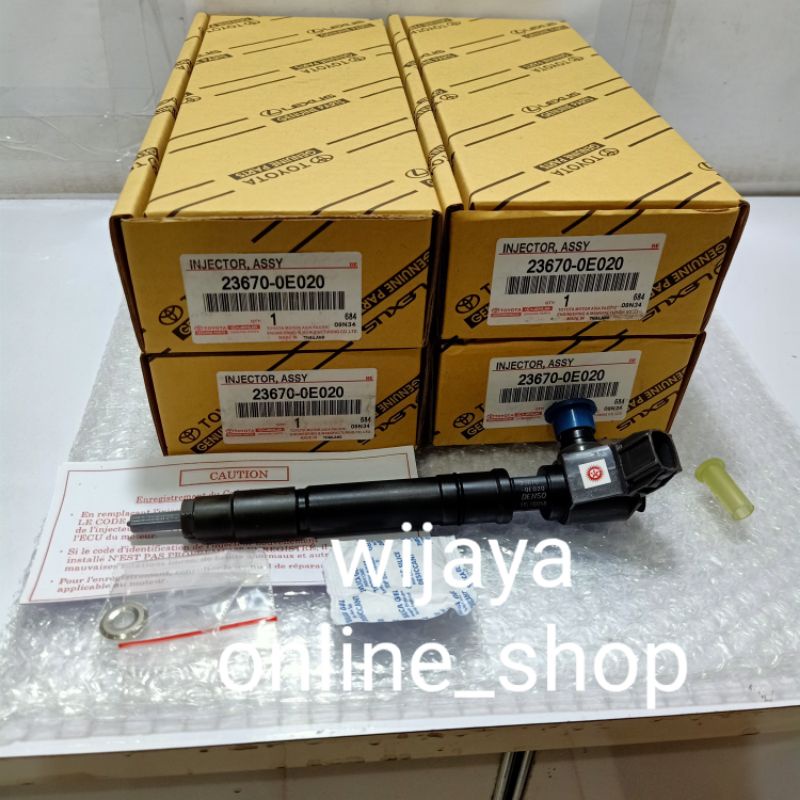 Jual nozzle injector assy hilux revo innova reborn 2GD 23670-0E020 ...