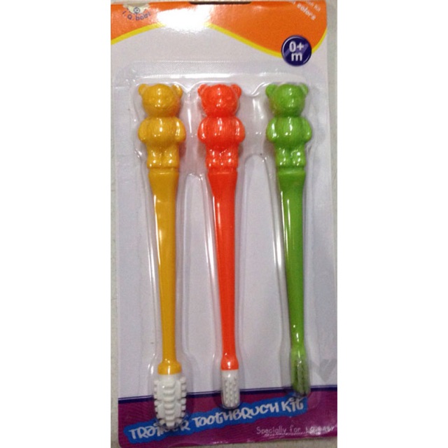 Jual Sikat Gigi Anak 3 Steps / Training Toothbrush Kit / IQ Baby Tooth ...