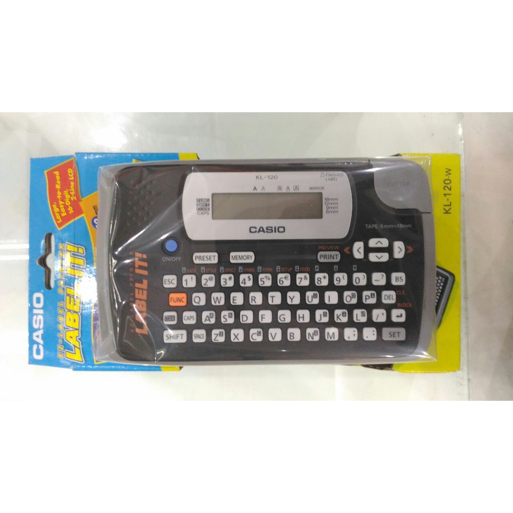 Jual MESIN LABEL CASIO KL-120 W | Shopee Indonesia