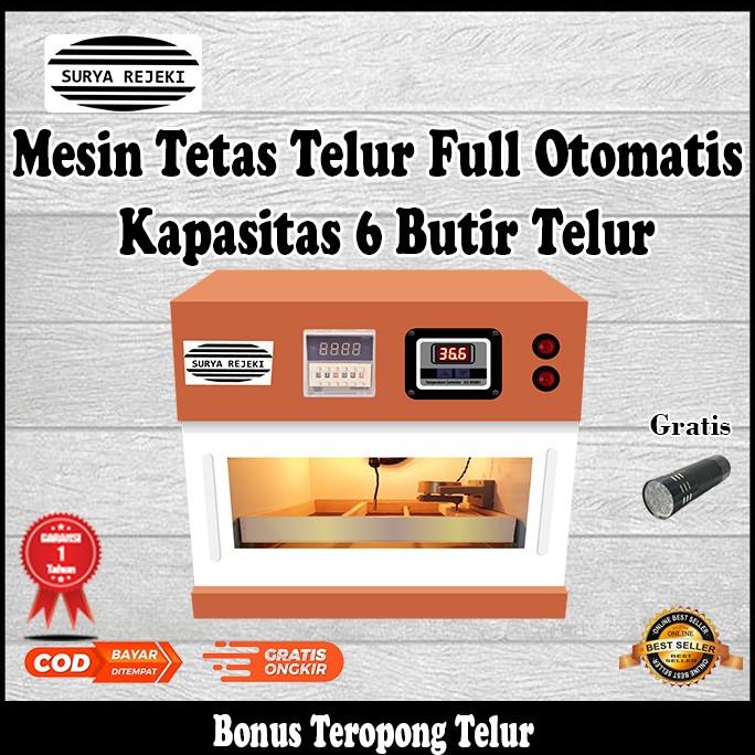 Jual Mesin Tetas Telur Full Otomatis Kapasitas 6 Butir Telur | Shopee ...