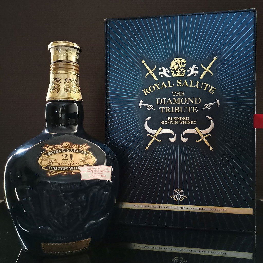 Jual Botol bekas miras Royal Salute 700 ML + Box | Shopee Indonesia