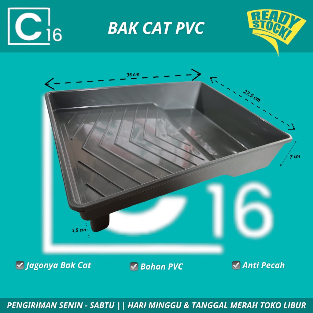 Jual Bak Cat Tembok Tempat Alat Roll Cat Tembok Abu-Abu Murah ...