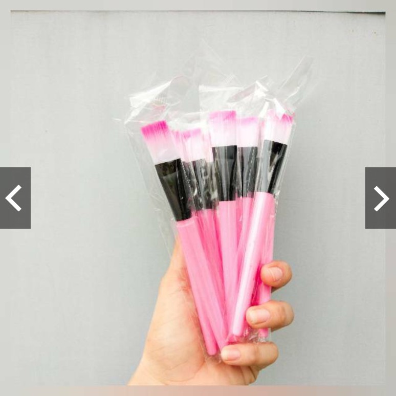 Jual Kuas Maker Bening / KUas masker pink / Kuas Masker Wajah ...