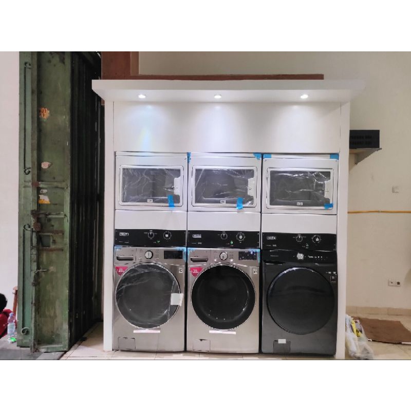 Jual Stack Mesin Laundry Maytag 15 dgn Washer LG20 kg Pindah Panel ...