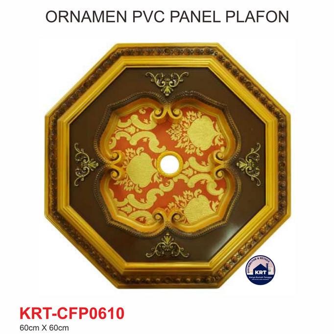Jual Artistic Ornamen Lampu PVC Hiasan Plafon Rumah Ceiling PVC Panel ...