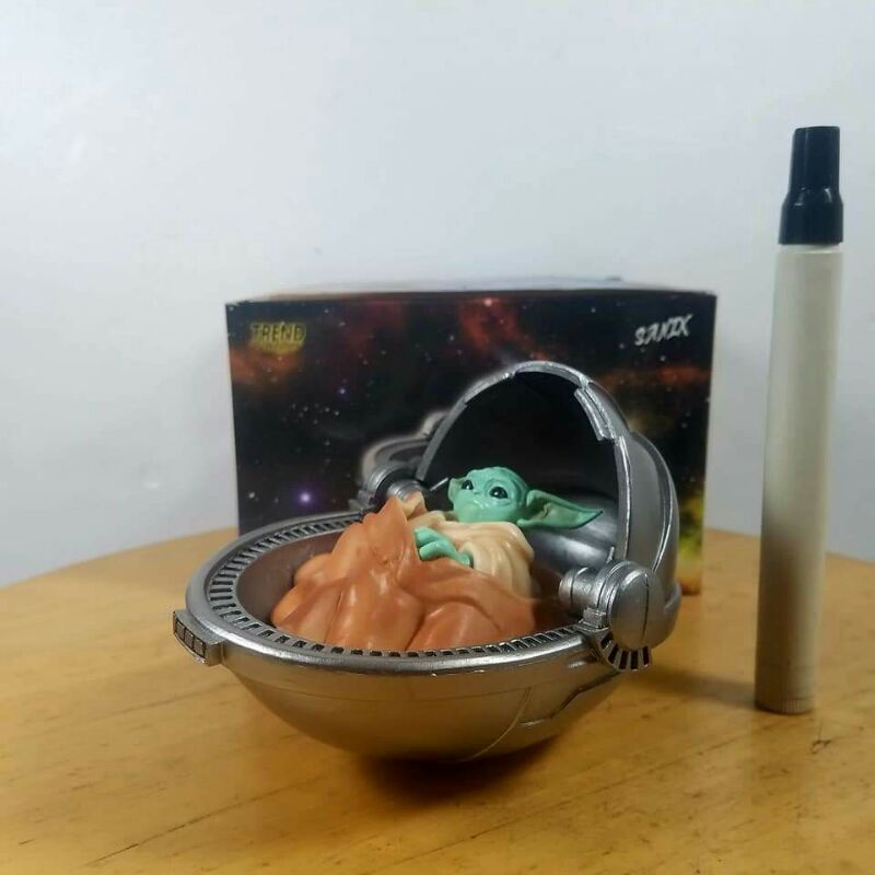 Jual mainan static figure Baby yoda on pod the childstar wars ...