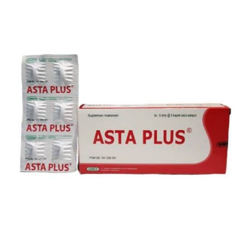 Jual Asta Plus Box 30 kaplet - Asta Plus suplemen makanan | Shopee ...