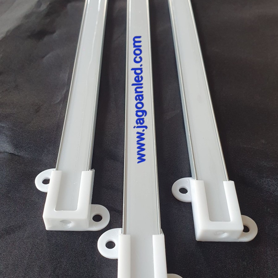 Jual Kap Lampu Batangan Aluminium 1M Housing LED Strip Rigid Dove 1 ...