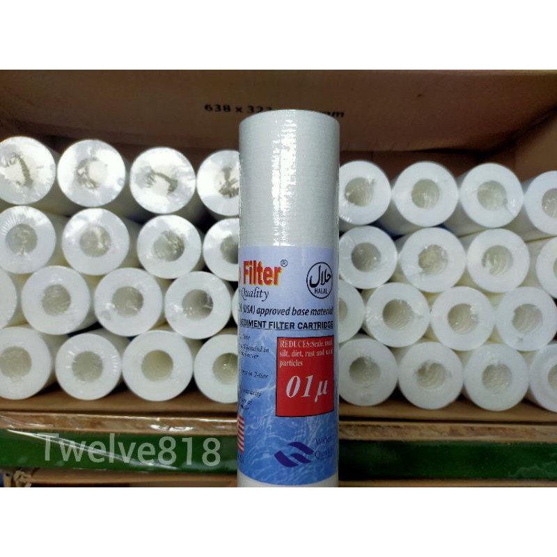 Jual Catridge Filter Air Nanotec 10 inchi Sediment Filter 10 inch ...
