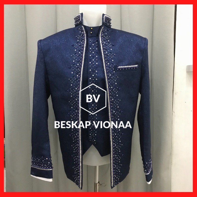 Jual Bekap Pengantin Pria Basofi Muslim Set Bahan Jaguar Free Slop Pria ...