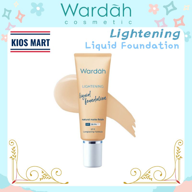 Jual Wardah Lightening Liquid Foundation SPF 30 PA+++ 6ml & 25ml ...