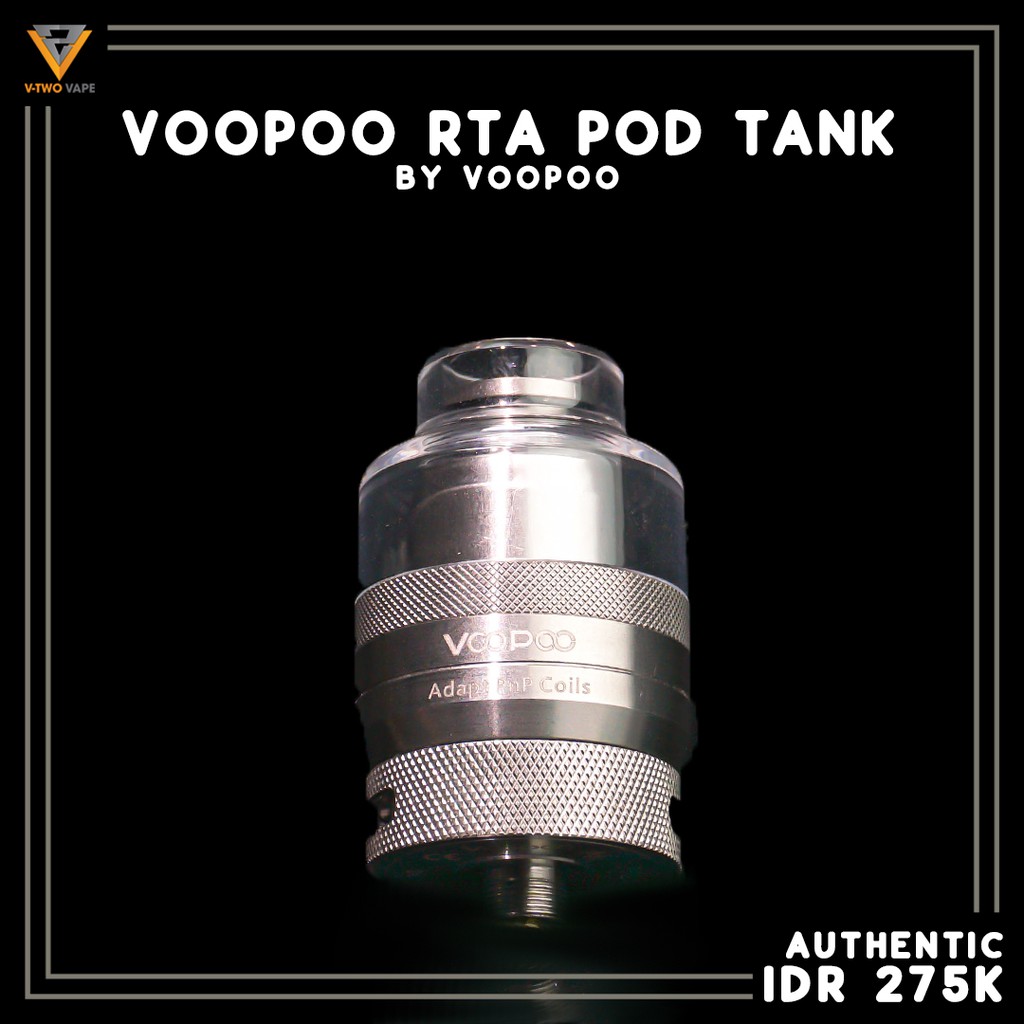 Jual Voopoo RTA Pod Tank 26MM by Voopoo Tech 100% Authentic - Vopoo RTA ...