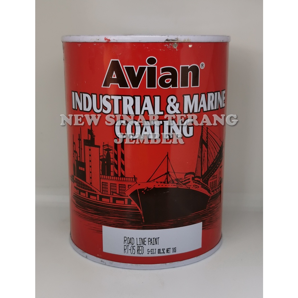 Jual Cat Marka Jalan | Avian Roadline RT05 Red 1 KG (utk Wilayah Sumsel ...