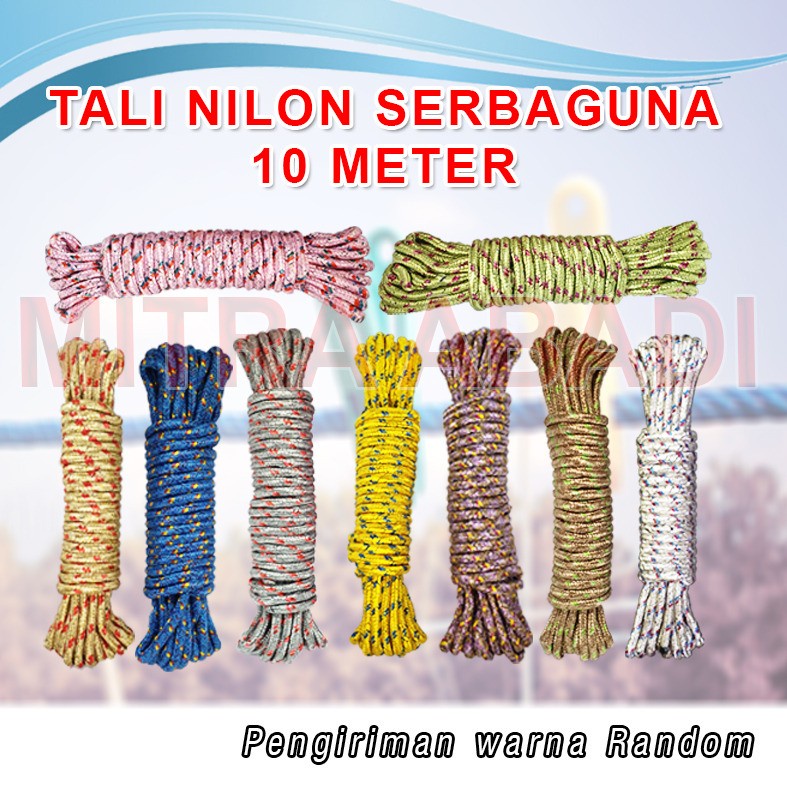 Jual Tali Nilon Tambang Serbaguna / Nylon Rope 10 meter | Shopee Indonesia