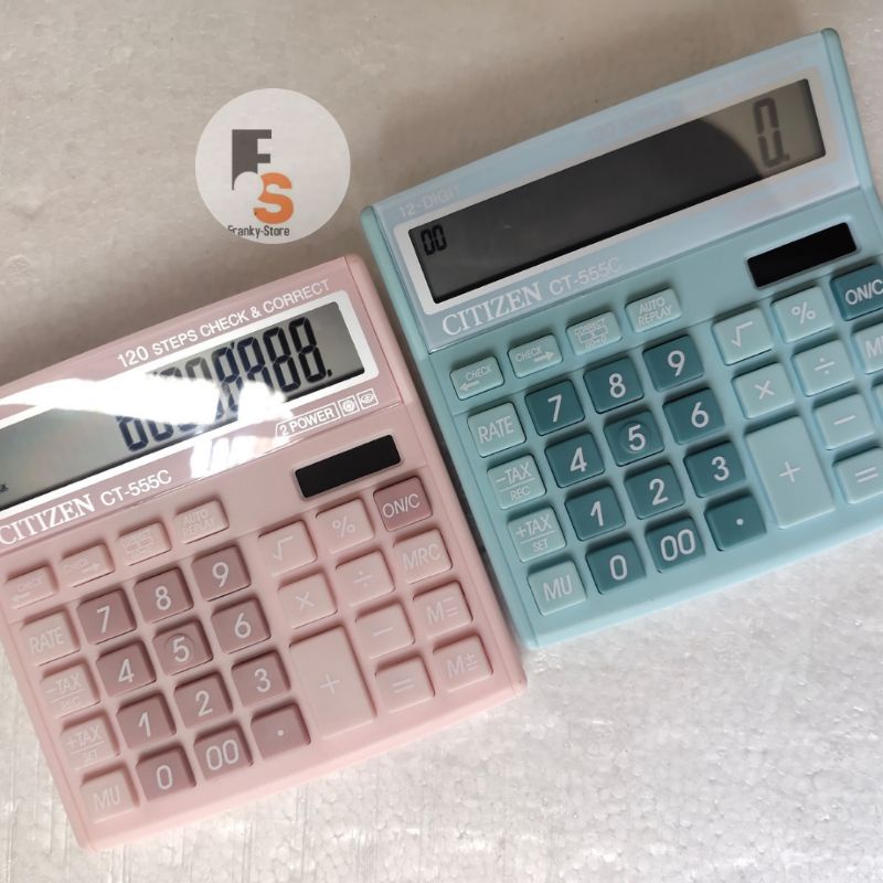 Jual Kalkulator Calculator Dagang Citizen Office Kantor 12 Digit Ukuran ...