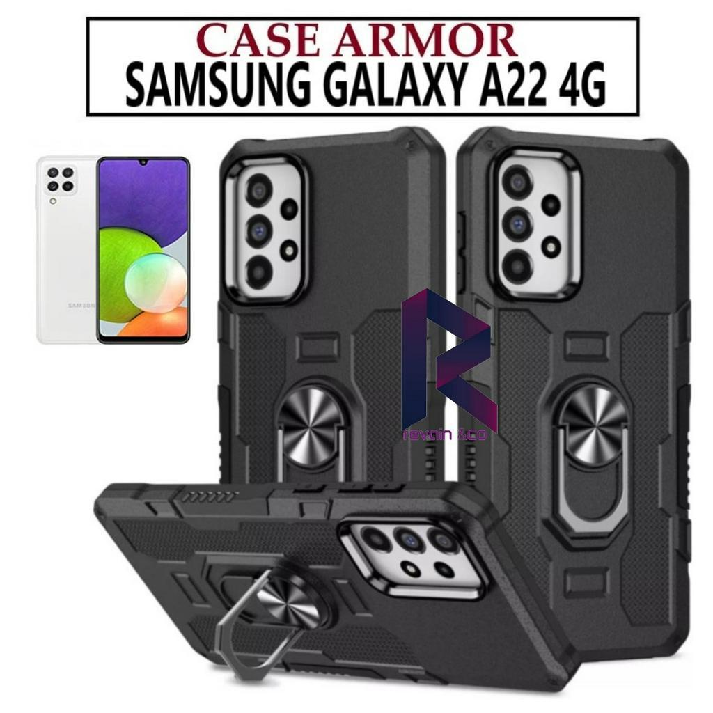 Jual Case Armor SAMSUNG A22 4G Iring Cincin Magnetic Kesing Hp Protect ...