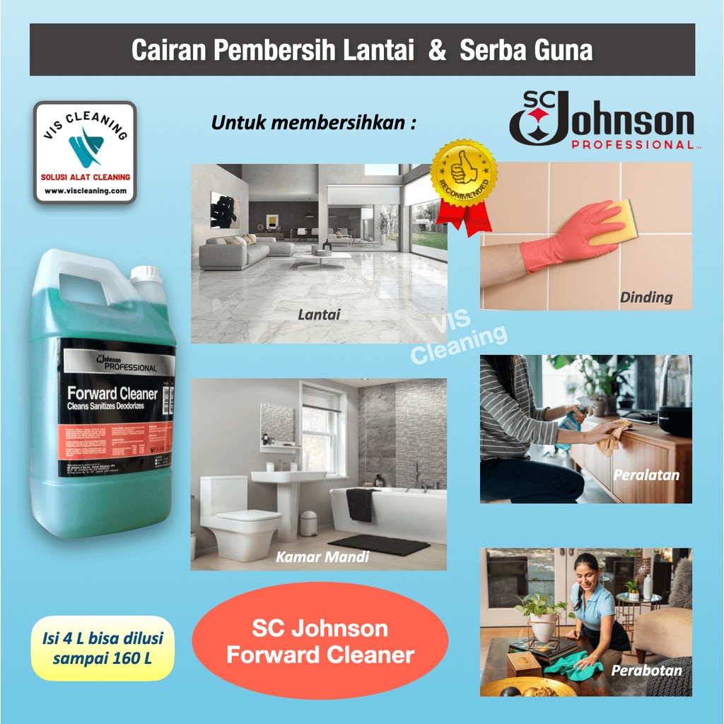 Jual SC Johnson Forward Cleaner Konsentrat Pembersih Lantai dan ...