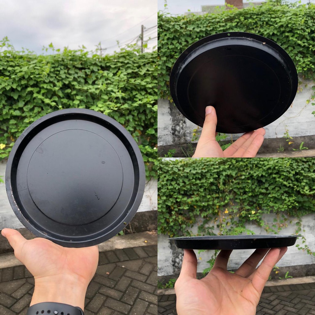 Jual [BUKAN PLASTIK] Tatakan POT BUNGA BESI Tempeh Baki Piring Plat ...