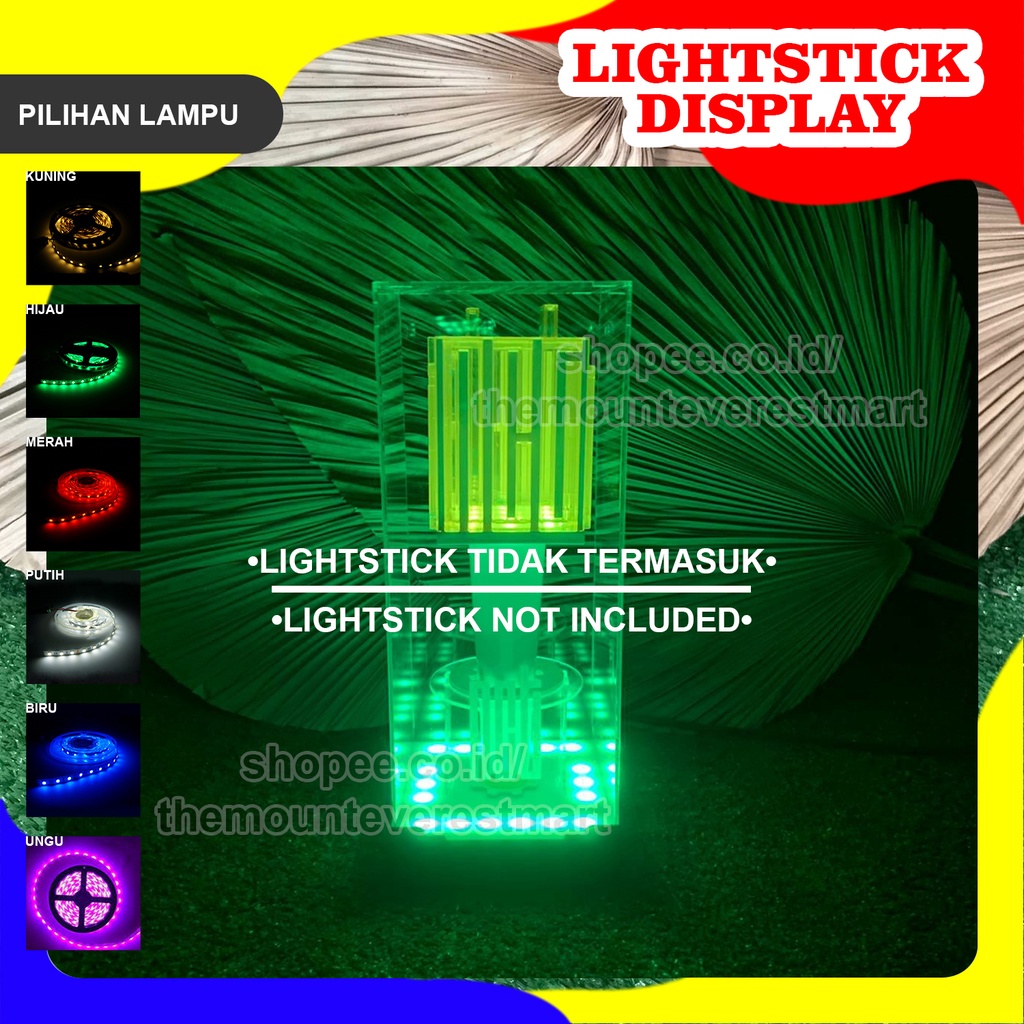 Jual Lightstick Case - Box Display Lightstick NCT dengan Lampu LED ...