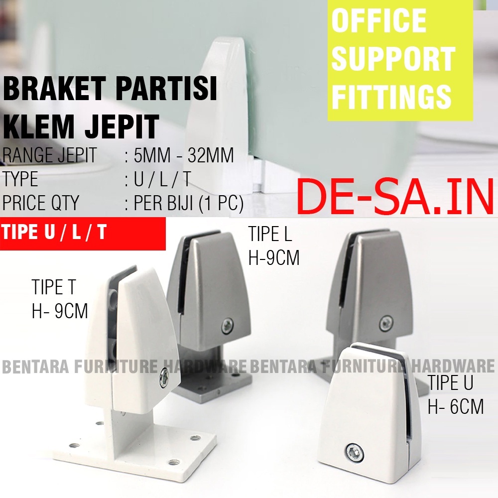 Jual BRAKET PARTISI OFFICE KUBIKAL - KACA / AKRILIK / KAYU OFFICE DESK ...