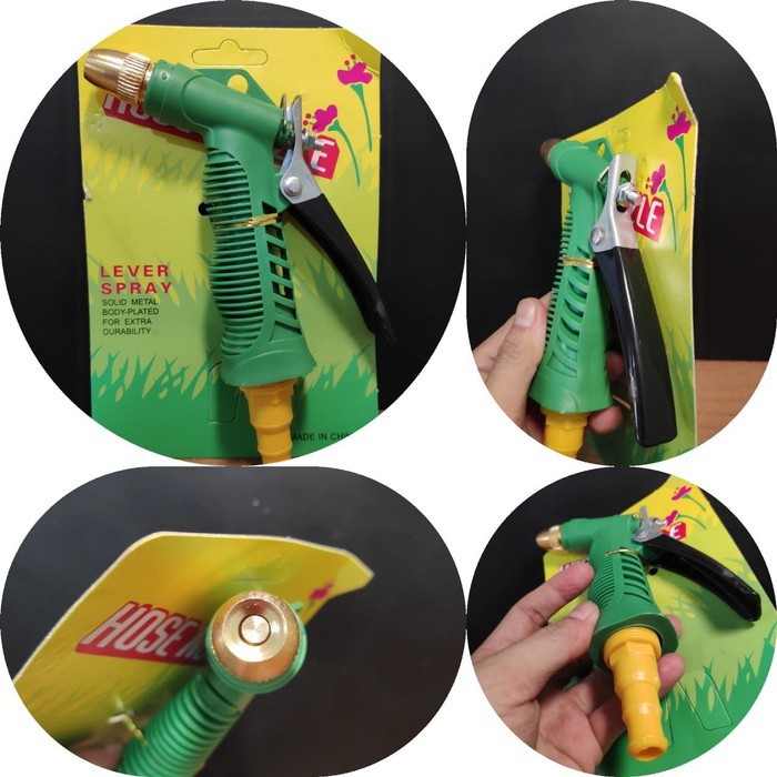 Jual Kepala Semprotan Air PVC Jumbo Gagang Besi Hose Nozzle | Shopee ...