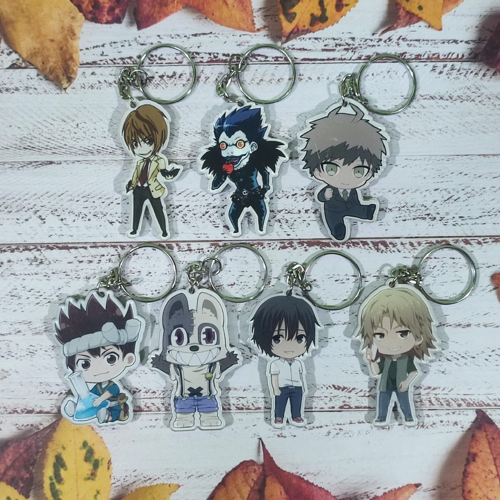 Jual Souvenir Gantungan Kunci Anime - Darwin's Game Death Note ...