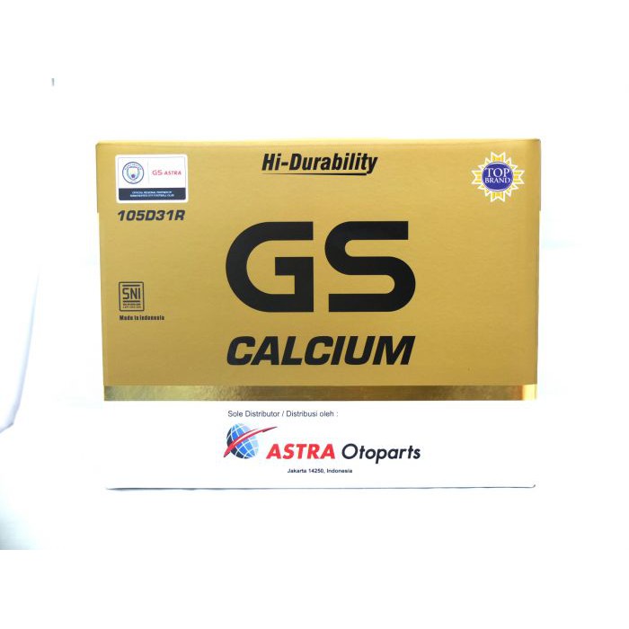 Jual Aki Mobil GS Astra Calcium 65B24LS 12v 55aH Yaris HRV | Shopee ...