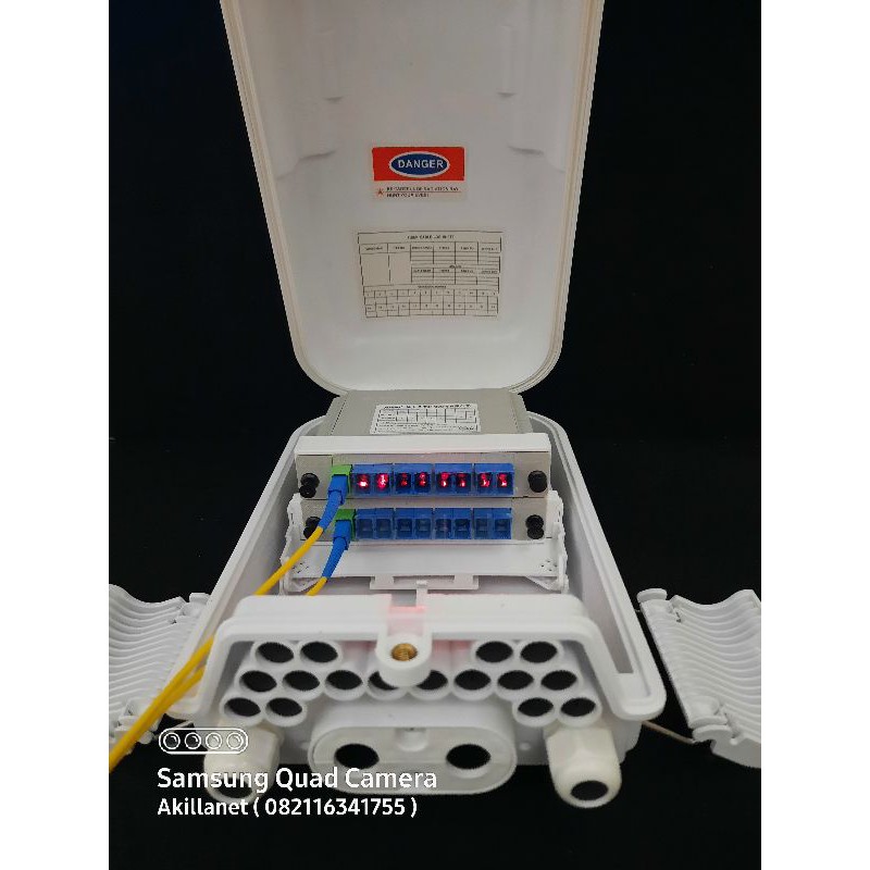 Jual Odp Mini 8/16 Core Lengkap Splitter box 1:8 upc (isi 2 pcs ...