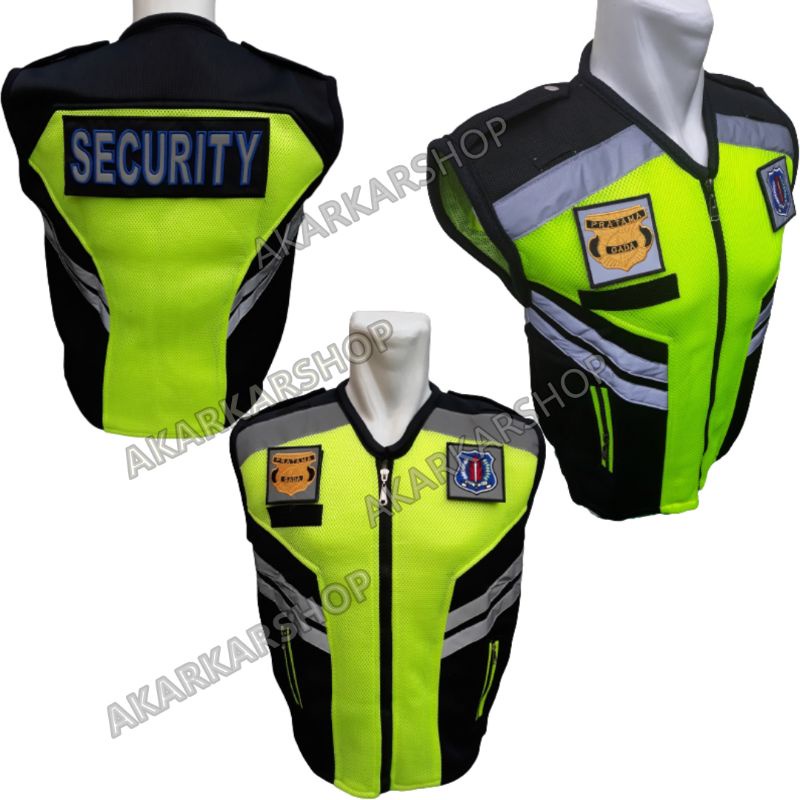 Jual Rompi Security Dobel Mesh Rompi Safety Jala | Shopee Indonesia
