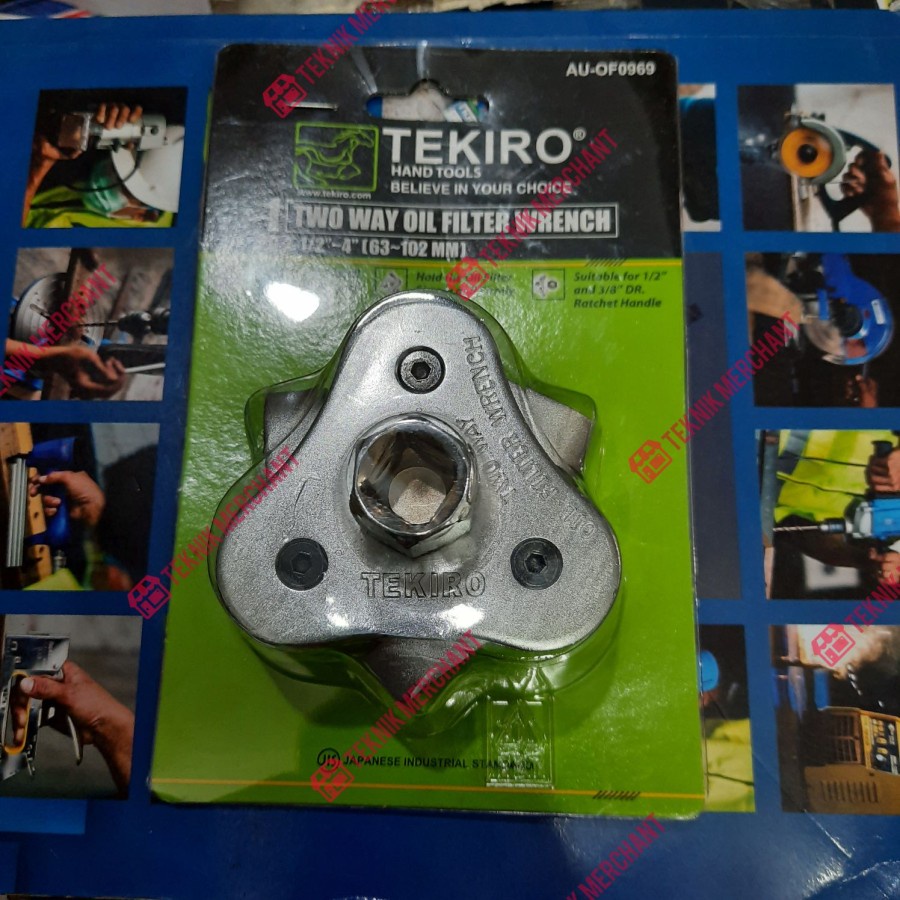 Jual KUNCI OLI FILTER 2 ARAH 3 KAKI 2 WAY OIL FILTER TEKIRO 2way cakar ...