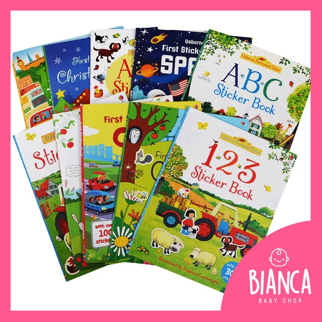 Jual BIANCA - Usborne Sticker Book / Sticker Book Usborne | Shopee ...